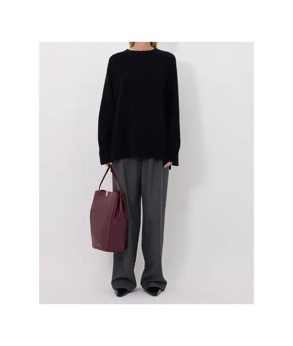 Loulou De Saison Safi Oversized Knitwear - Black