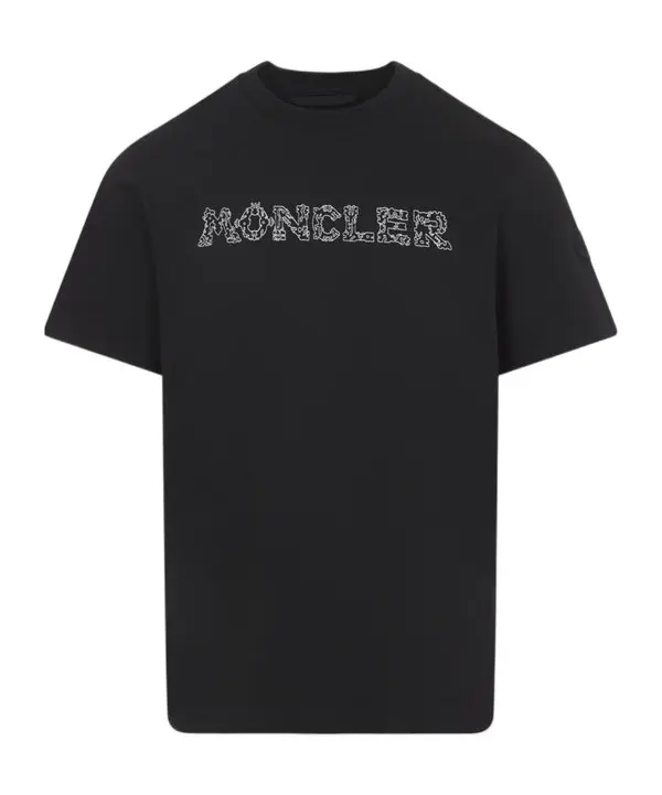 Moncler Short-sleeved Crewneck T-shirt - Black