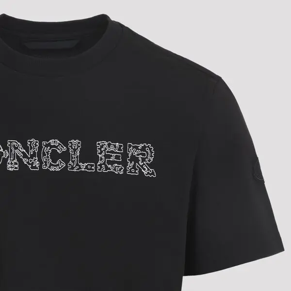 Moncler Short-sleeved Crewneck T-shirt - Black