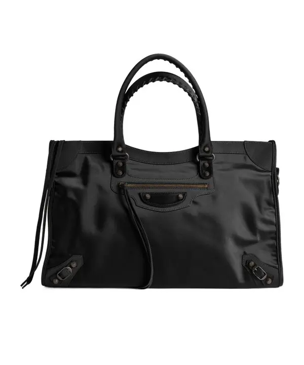 Balenciaga Le City Large Tote Bag - Black