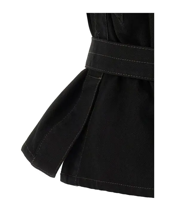 LEMAIRE Belted Chasuble Vest - Black