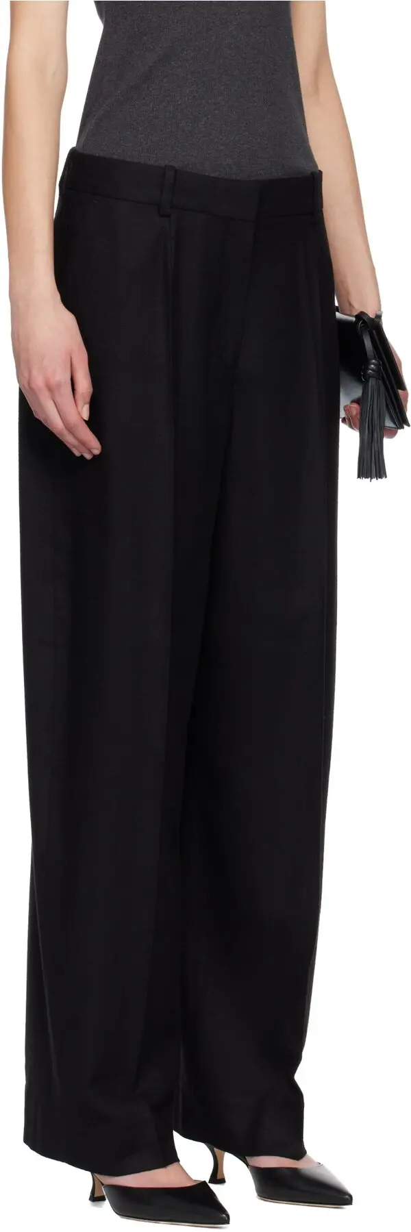 TOTEME Pleated Wide-leg Trousers
