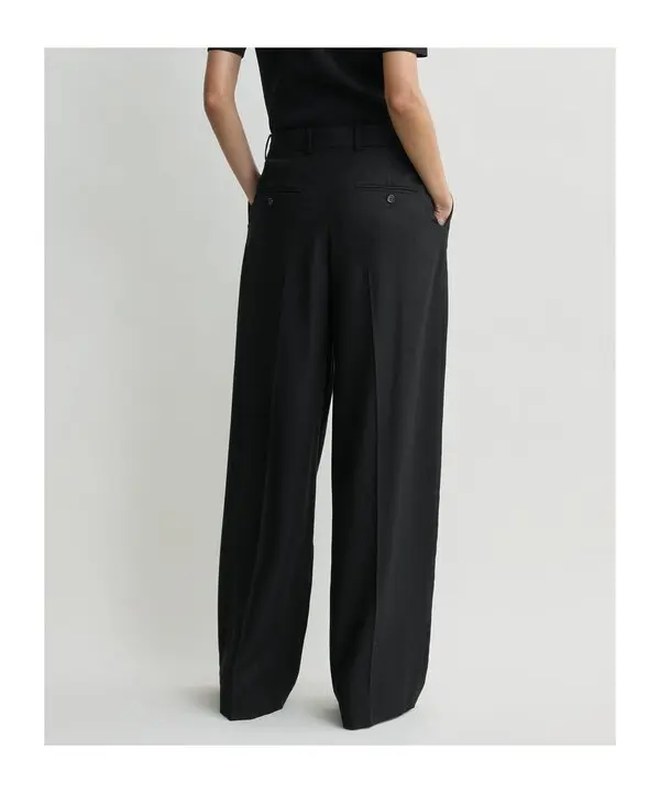 TOTEME Pleated Wide-leg Trousers