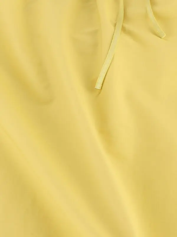 Saint Laurent Laced Half-slip Skirt - Jaune