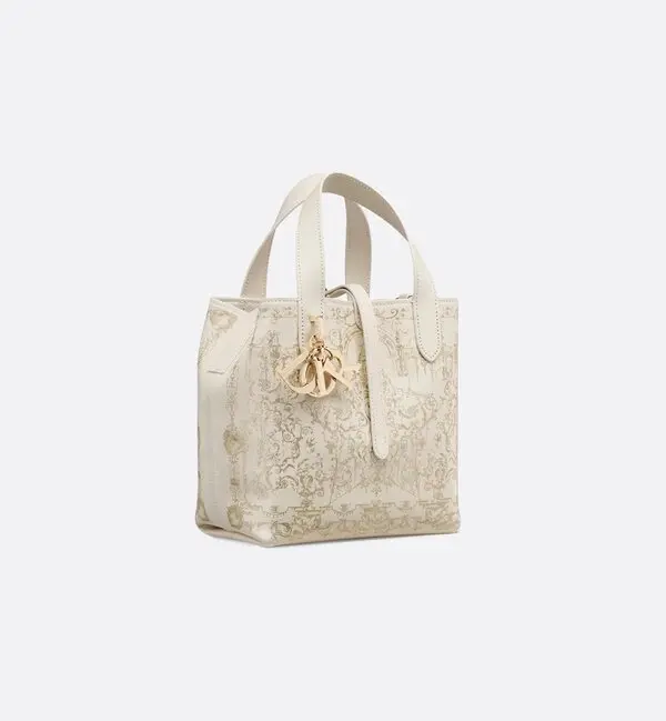Dior Small Toujours Vertical Tote Bag - Latte