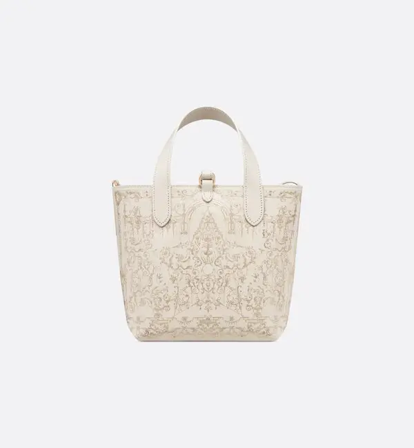 Dior Small Toujours Vertical Tote Bag - Latte