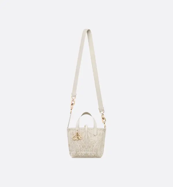 Dior Small Toujours Vertical Tote Bag - Latte