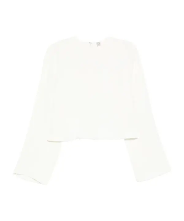 TOTEME Long Sleeve Crewneck Top