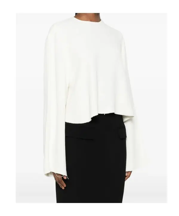 TOTEME Long Sleeve Crewneck Top