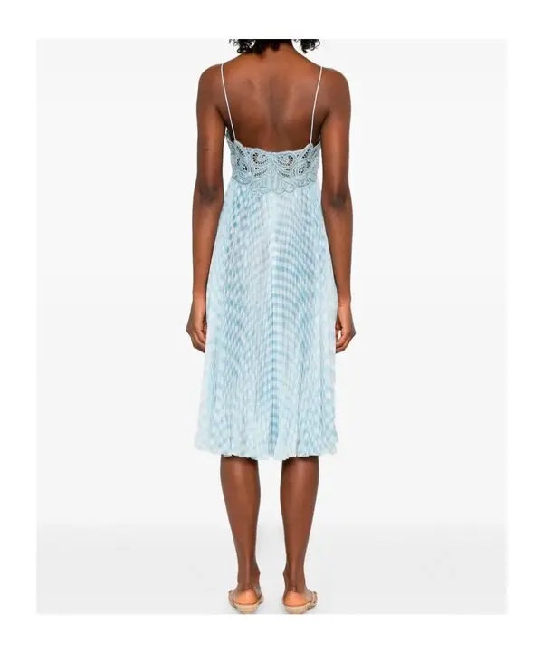 Ermanno Scervino Embroidered Lace Midi Dress