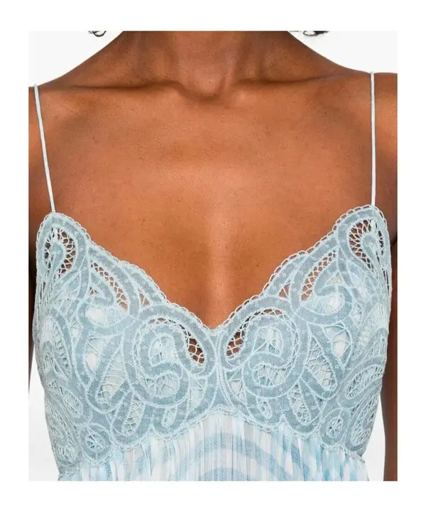 Ermanno Scervino Embroidered Lace Midi Dress