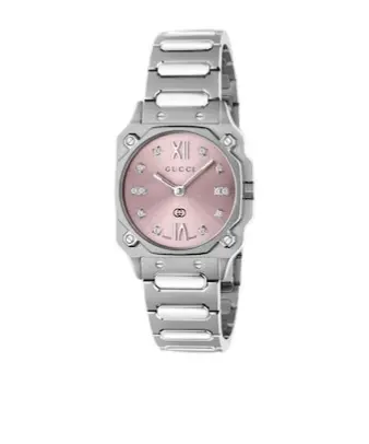 Gucci G-frame 24mm Watch With Diamond Accents - Gray