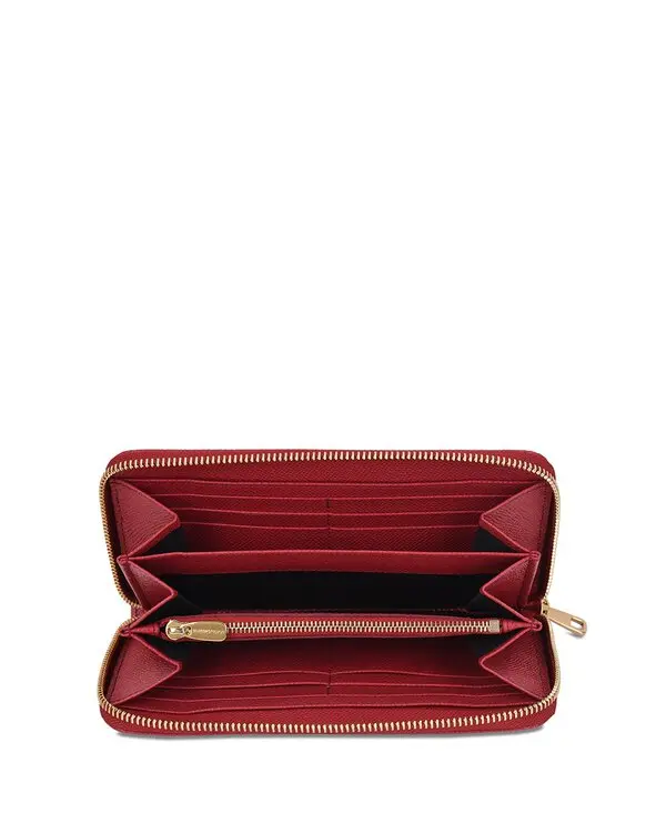 Dolce & Gabbana Logo Details Wallet - Red