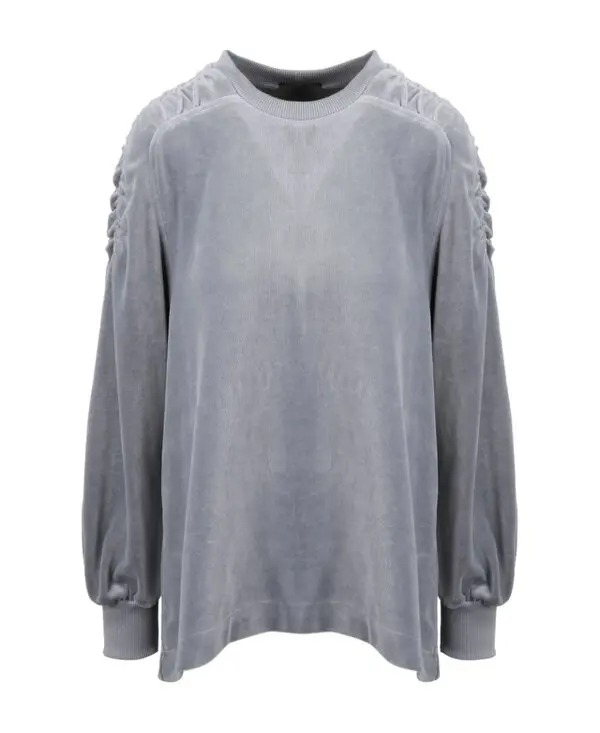 Alberta Ferretti Ruched Chenille Sweatshirt