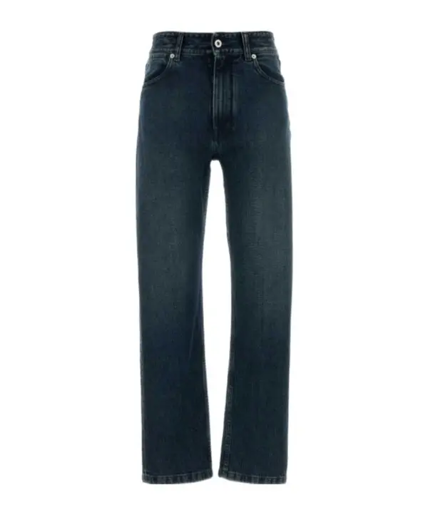 JIL SANDER Logo-patch Denim Jeans - Black