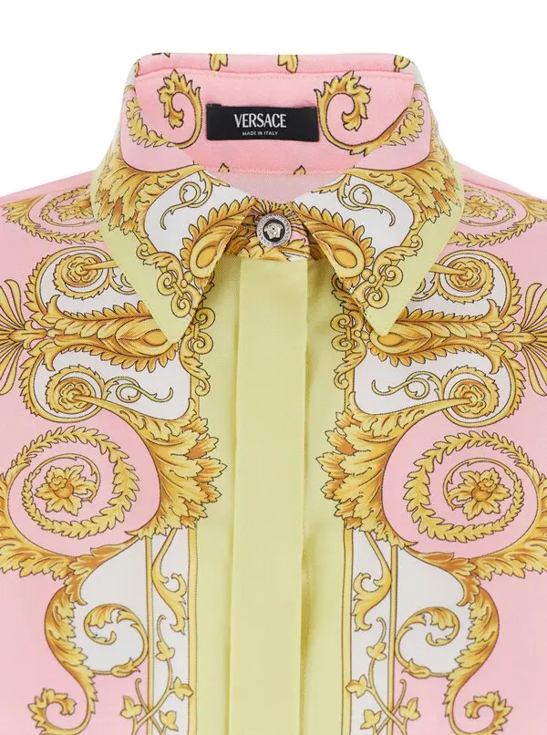 Versace Printed Long-sleeved Shirt