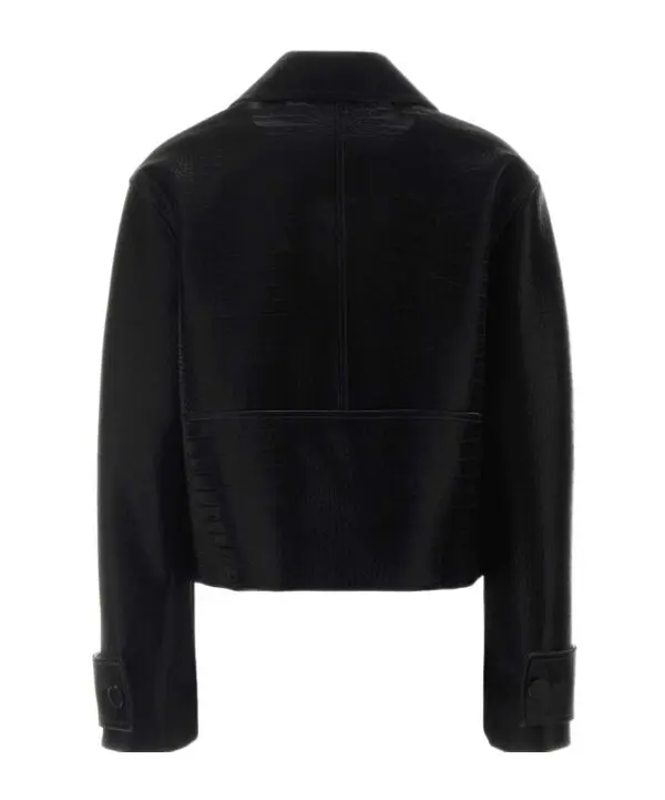 Gucci Double Breasted Leather Jacket
