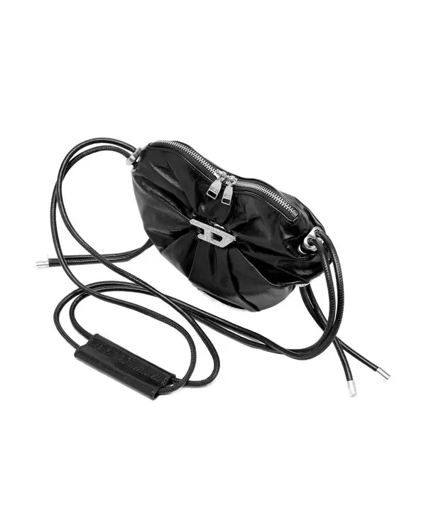 DIESEL® Scrunch Heart Shoulder Bag - Black