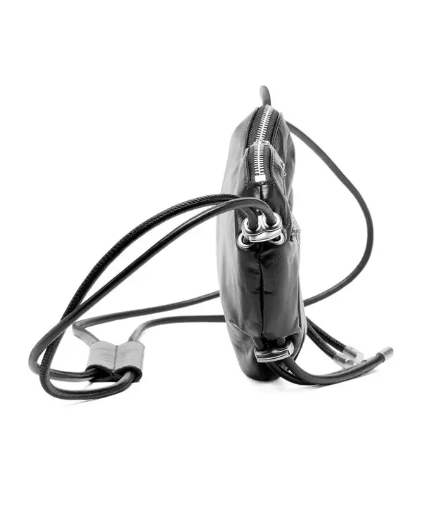DIESEL® Scrunch Heart Shoulder Bag - Black