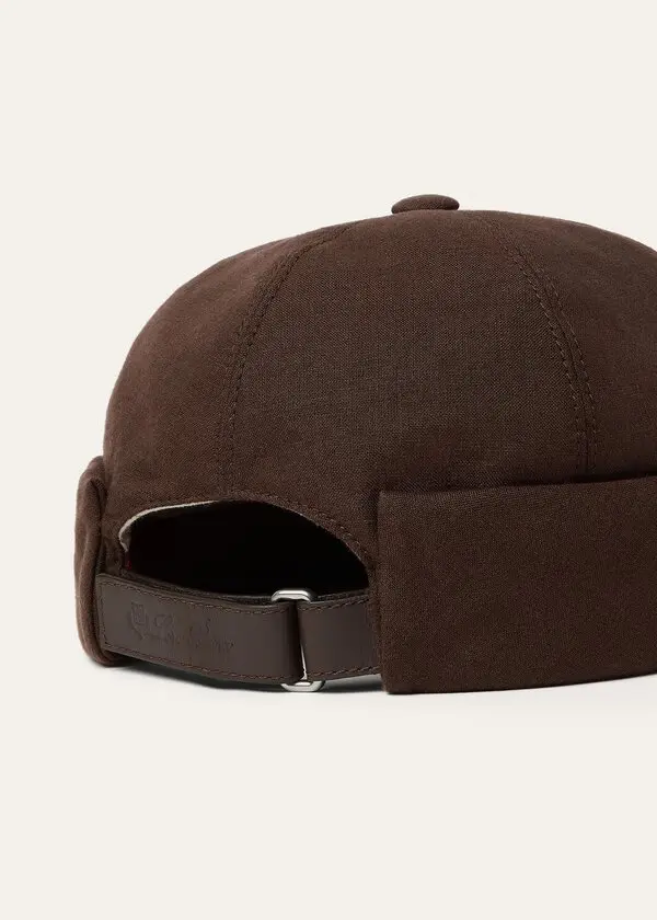 Loro Piana Round Hat - Black