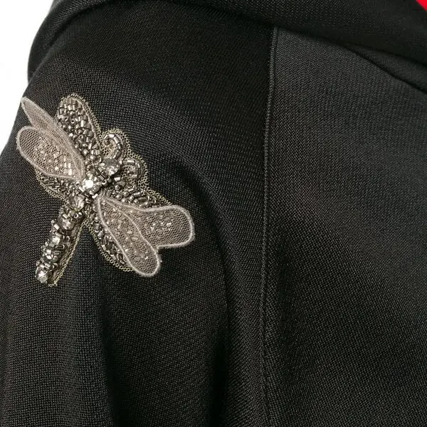 JO NO FUI Embellished Hooded Zip-up Jacket