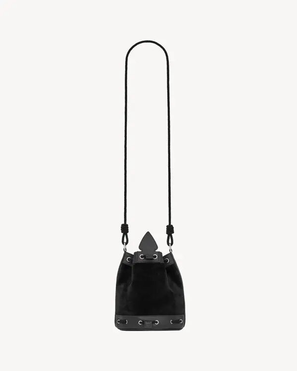 Saint Laurent Anja Suede Bucket Bag