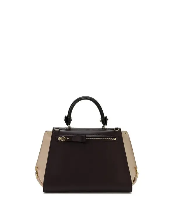 FERRAGAMO Gancini Top Handle Bag - Black