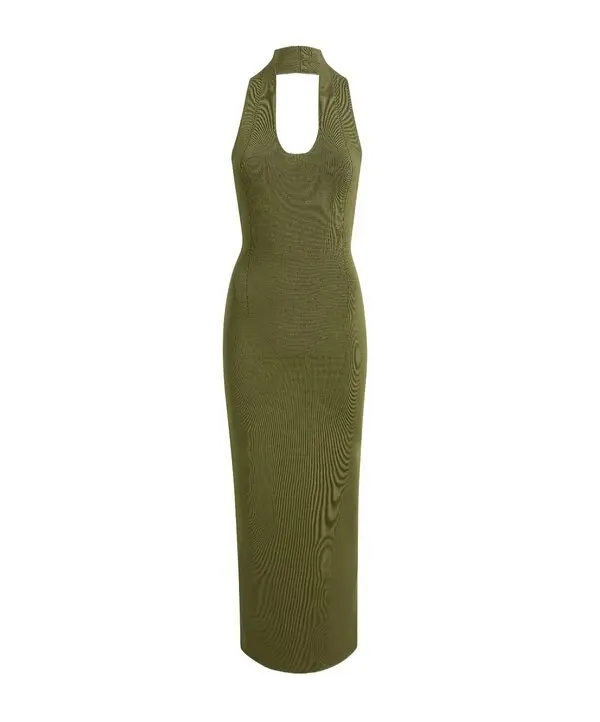 Khaite Mahi Halter Neck U-neck Dress