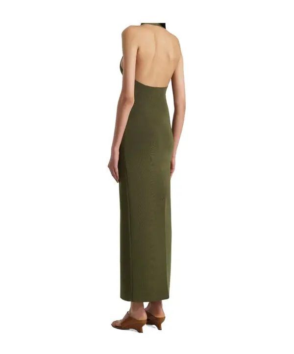 Khaite Mahi Halter Neck U-neck Dress
