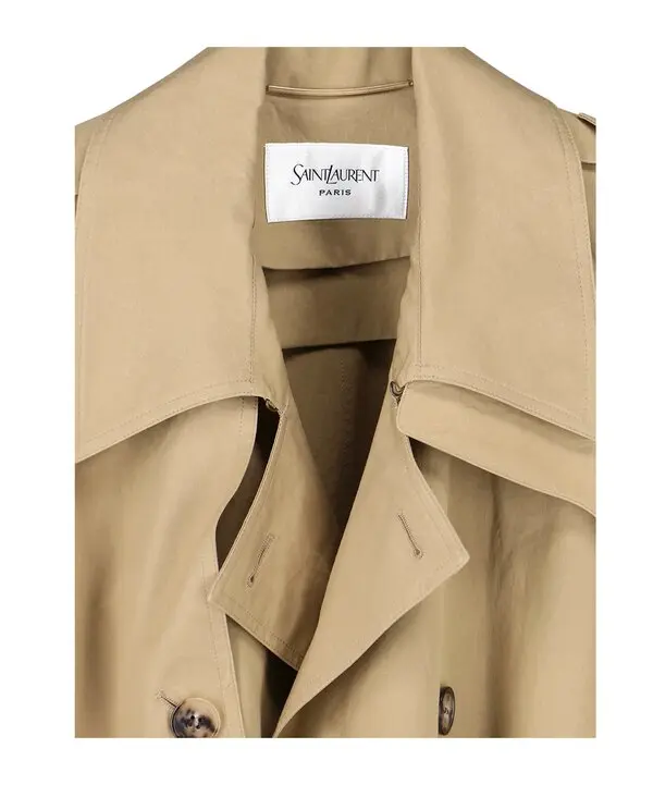 Saint Laurent Double-breasted Trench Coat