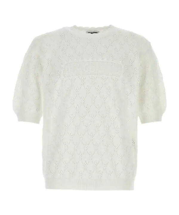 MAGLIANO Crochet Knitted Top - White