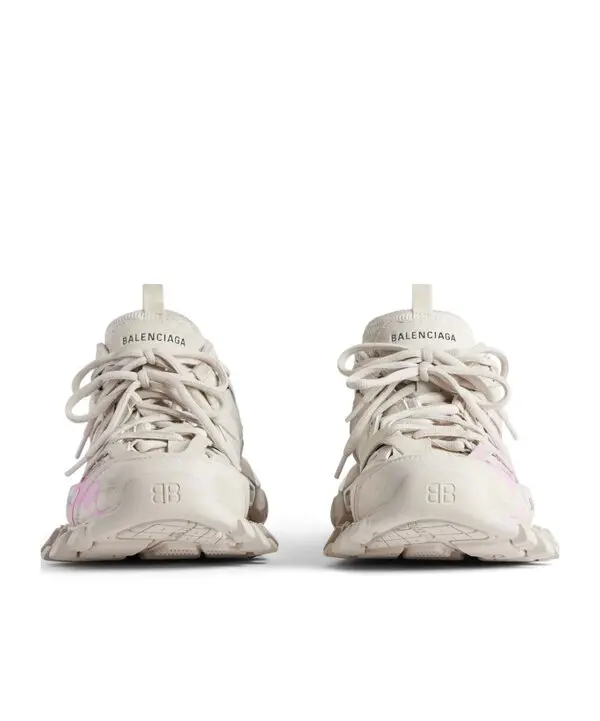 Balenciaga Track Sneakers - Beige/pink