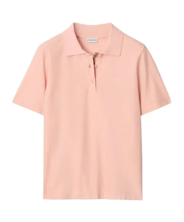 Burberry Short-sleeve Polo T-shirt - Pink Bouquet
