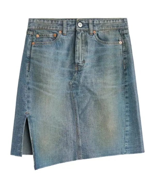 Our Legacy Midi A-line Denim Skirt
