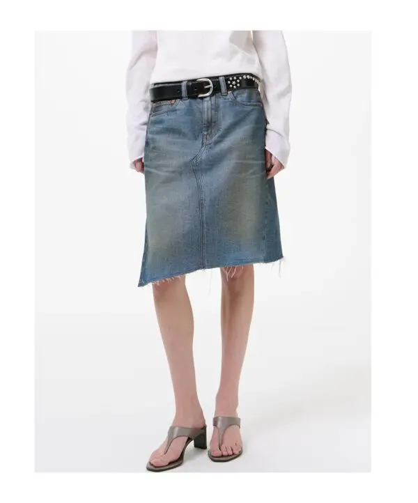 Our Legacy Midi A-line Denim Skirt