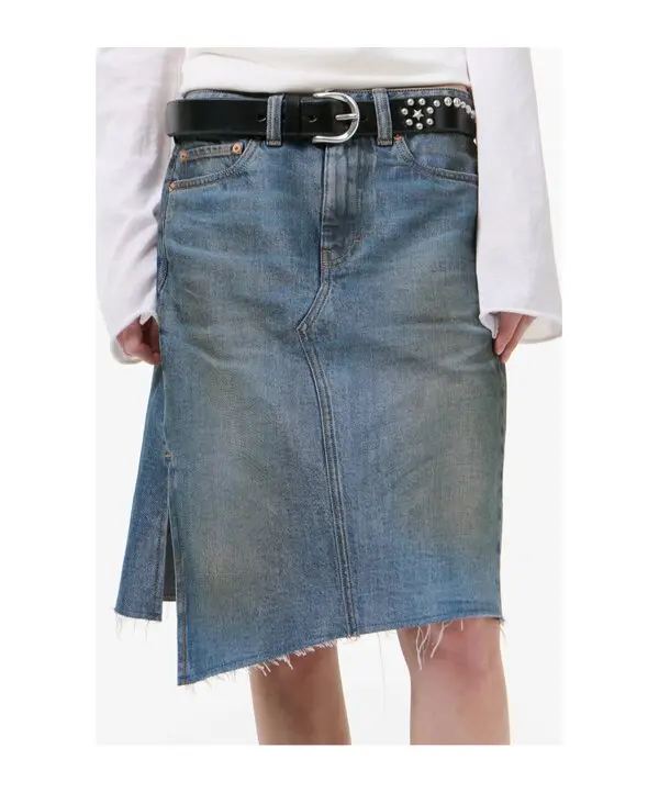 Our Legacy Midi A-line Denim Skirt