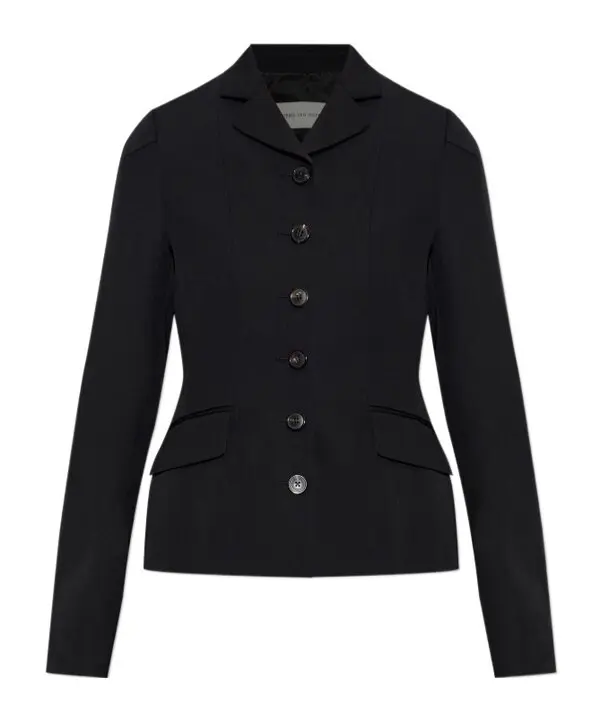 Dries Van Noten Long-sleeved Collared Jacket