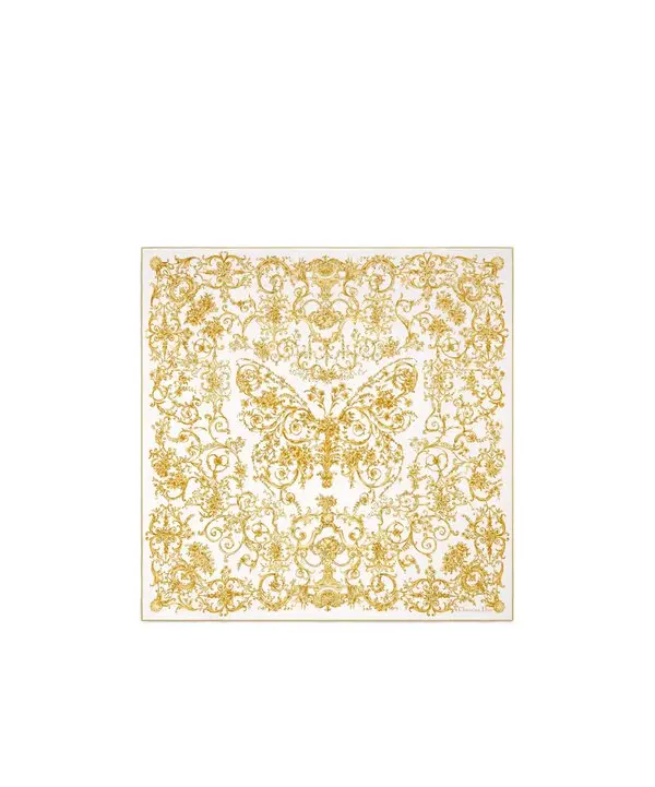Dior Dioresque Butterfly 90 Square Scarf - White