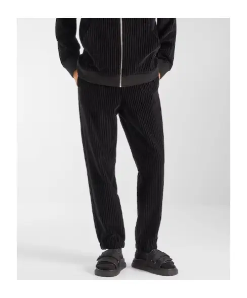 Fendi Velvet Striped Joggers