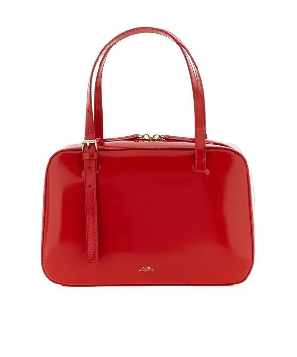A.p.c. Zipped Top Handle Tote Bag