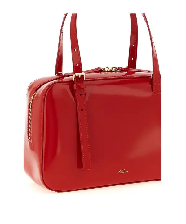 A.p.c. Zipped Top Handle Tote Bag