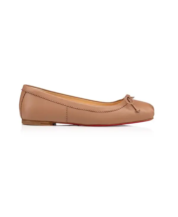 CHRISTIAN LOUBOUTIN Mamadrague Ballet Flats - Brown