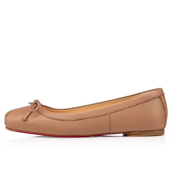 CHRISTIAN LOUBOUTIN Mamadrague Ballet Flats - Brown
