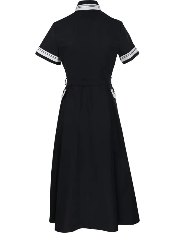 Dior Mid-length Flared Shirtdress With Tassels