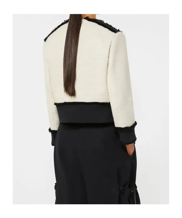 Max Mara Pagaia Fringed Trim Jacket