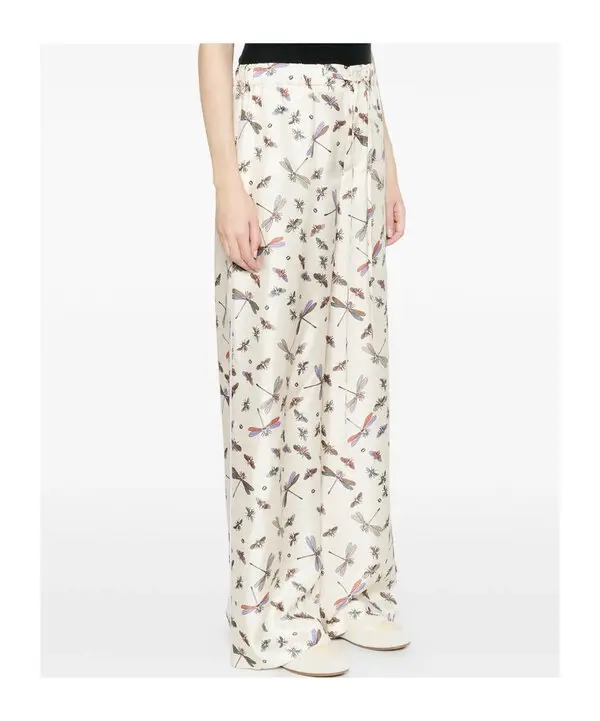 Gucci Printed Wide-leg Trousers