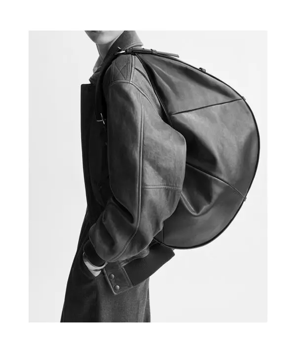 Saint Laurent Mombasa Large Shoulder Bag - Black