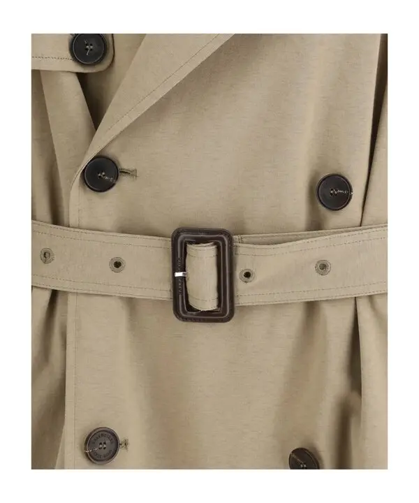Balenciaga Belted Double-breasted Trench Coat