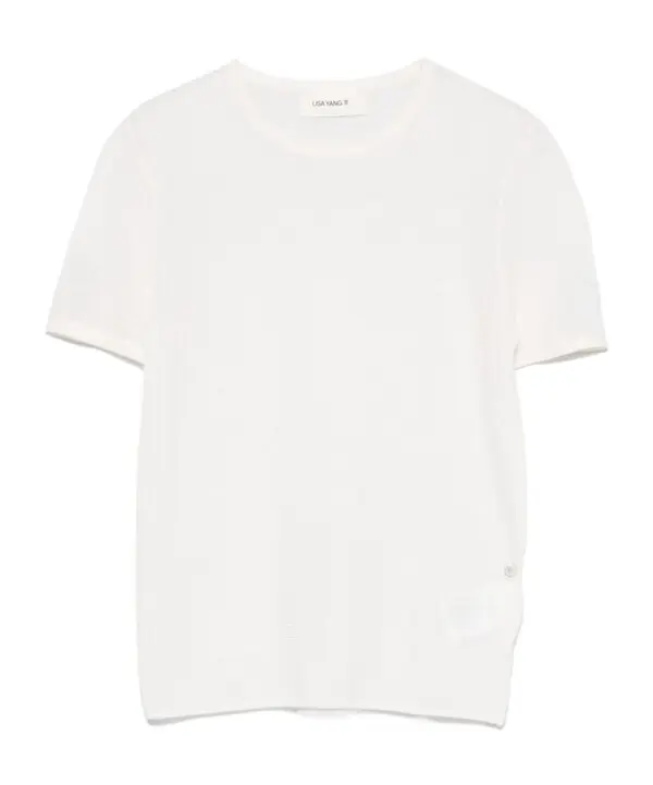 LISA YANG Ira Crewneck T-shirt - White