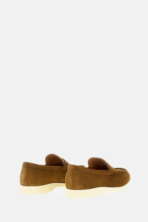 TOD'S Embossed Logo Penny Loafers